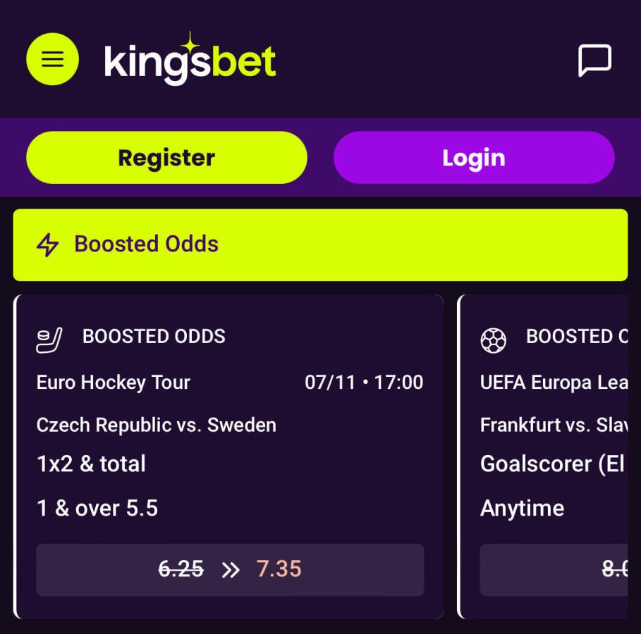 Kingsbet | Boosted Odds